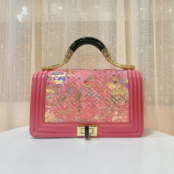 Bags | New Snake Print Women Purse Genuine Leather Snake Pattern ...